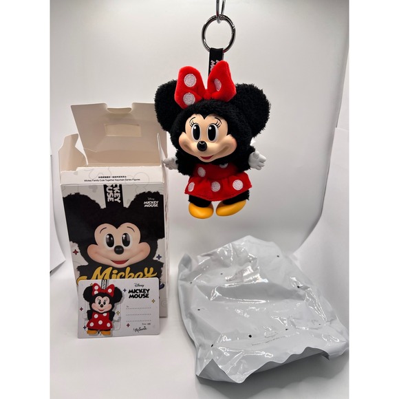 Disney | Toys | Disney Pop Mart Minnie Mouse Keychain Plush Bag Charm ...
